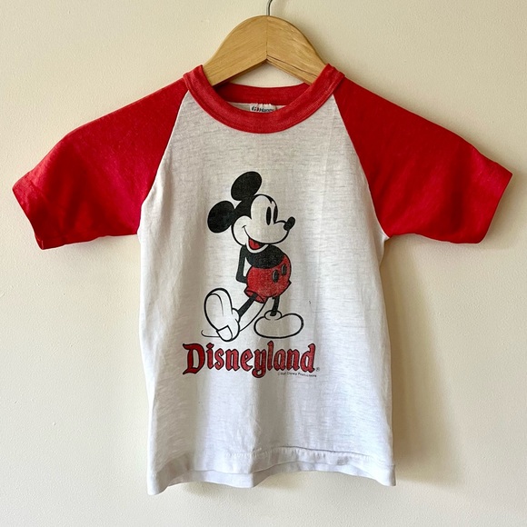Vintage | Shirts & Tops | Vintage 7s Disneyland Mickey Mouse Tee Disney ...
